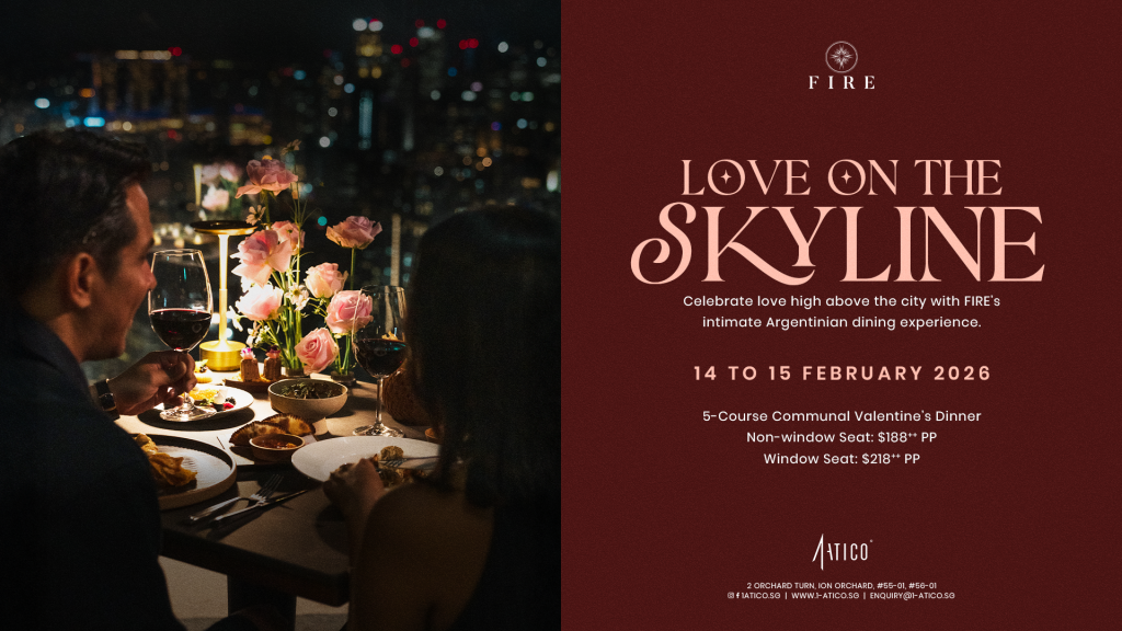What’s On | Argentinian Restaurant in ION Singapore – FIRE at 1-Atico